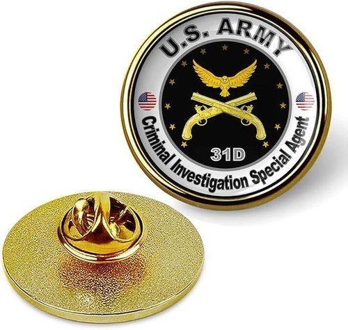 US Army Criminal Investigation Special Agent Tie Suit Shirt Lapel Pin ...