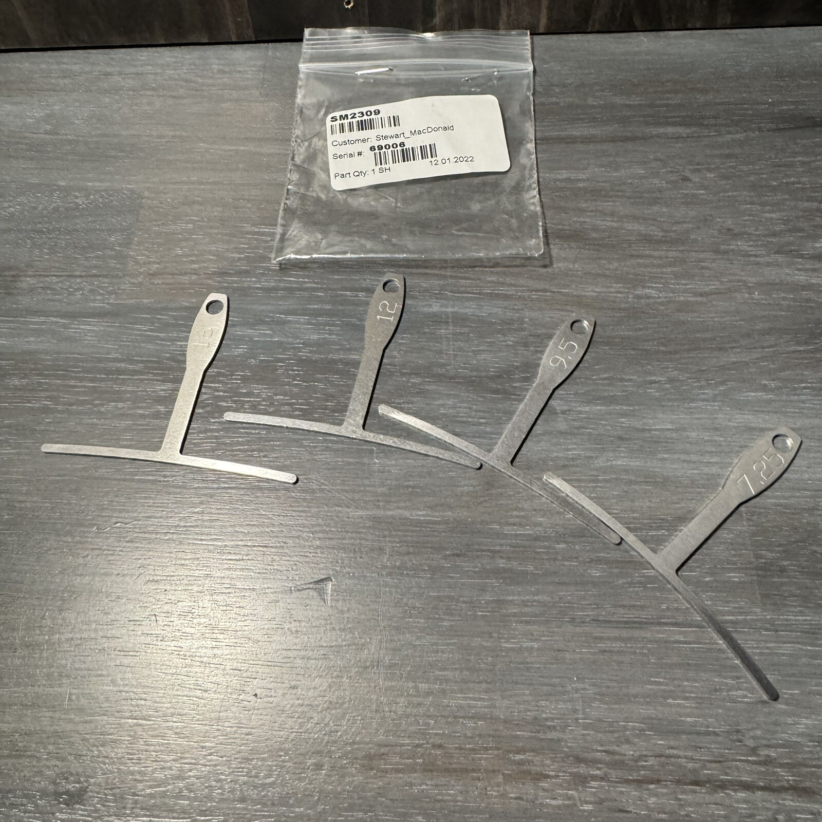 StewMac Understring Radius Gauges, Standard Width, Set of 4 - (7-1/4",... | eBay