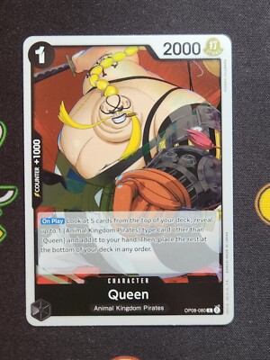 EXACT CARD PICTURED Queen OP08-080 Two Legends One Piece TCG ENG | eBay