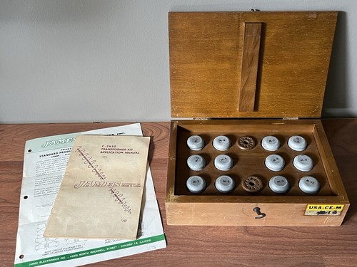 Vintage James Electronics C 2450 Transformer Transistor Kit Military ...