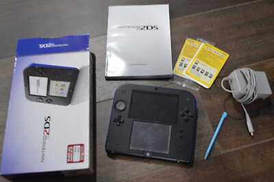 Nintendo 2DS Launch Edition Blue and Black Handheld System - Black/Blue ...