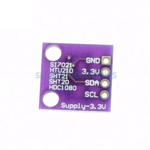 HDC1080 Low Power I2C High Accuracy Digital Humidity Temperature Sensor ...