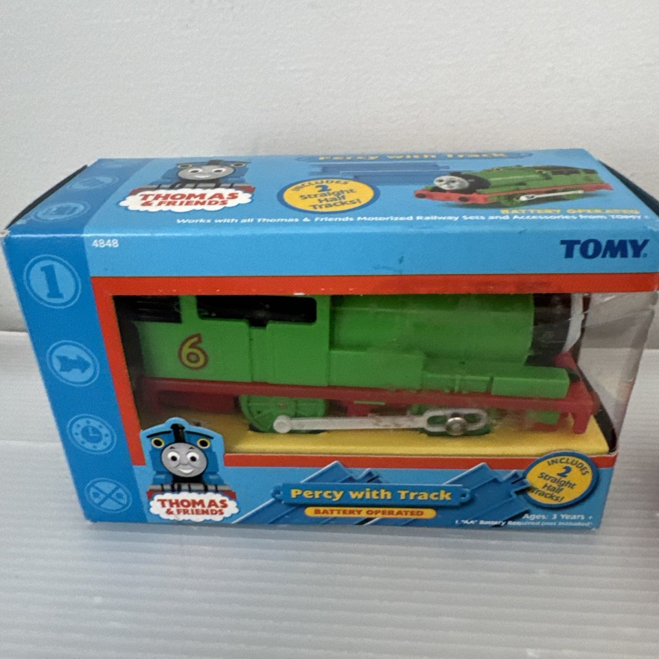 Tomy Percy W/Track In Box ( Doesn’t Work) & Thomas Wind Up Works. CR | eBay