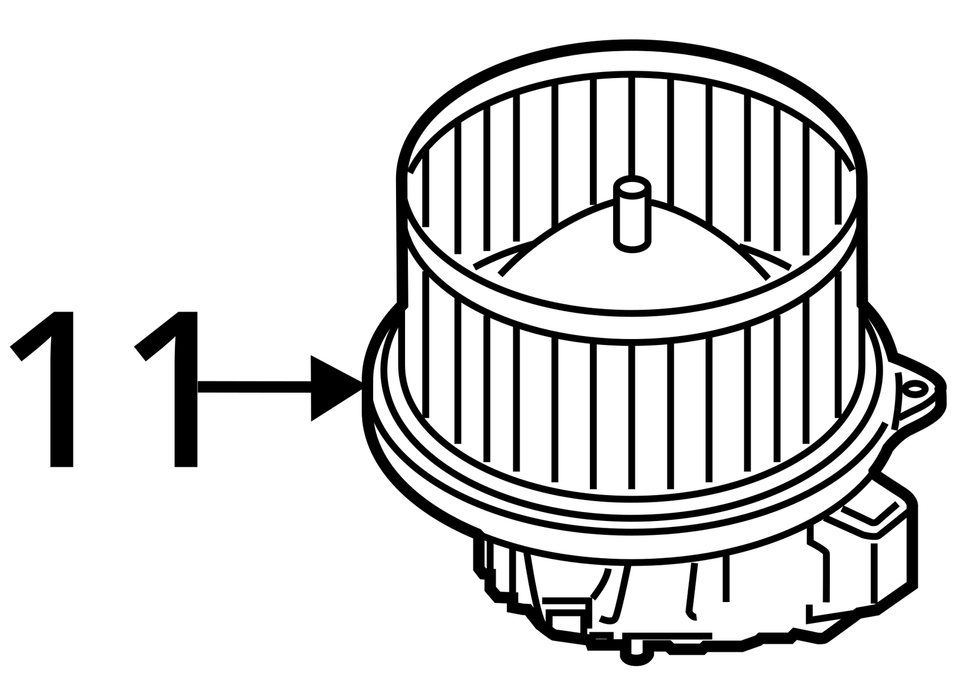 Blower Motor Front Under Dash Fits 15-23 TRANSIT 150 4830730 | eBay