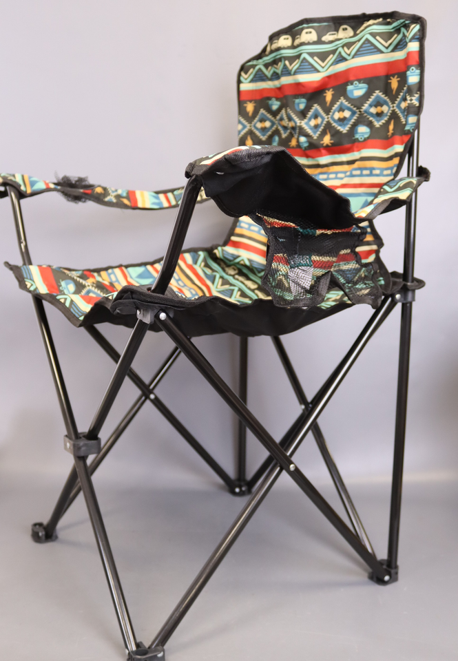 Wilcor Camp Chair, Set of 2, Folding Outdoor Chair, Portable Outdoor ...