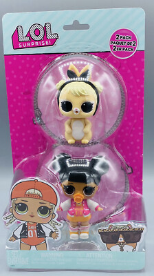 LIL Hoops Mini Doll with Cottontail QT Bunny Rabbit Pet-2 Pack New LOL ...