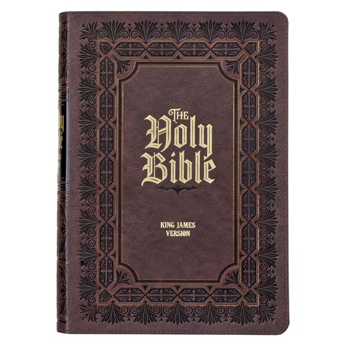 KJV Study Bible, Large Print King James Version Holy Bible, Thumb Tabs ...