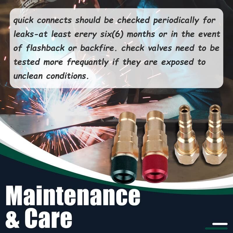 UPGRADED Western Torch to Hose Quick Connect/Connector Disconnect Set ...