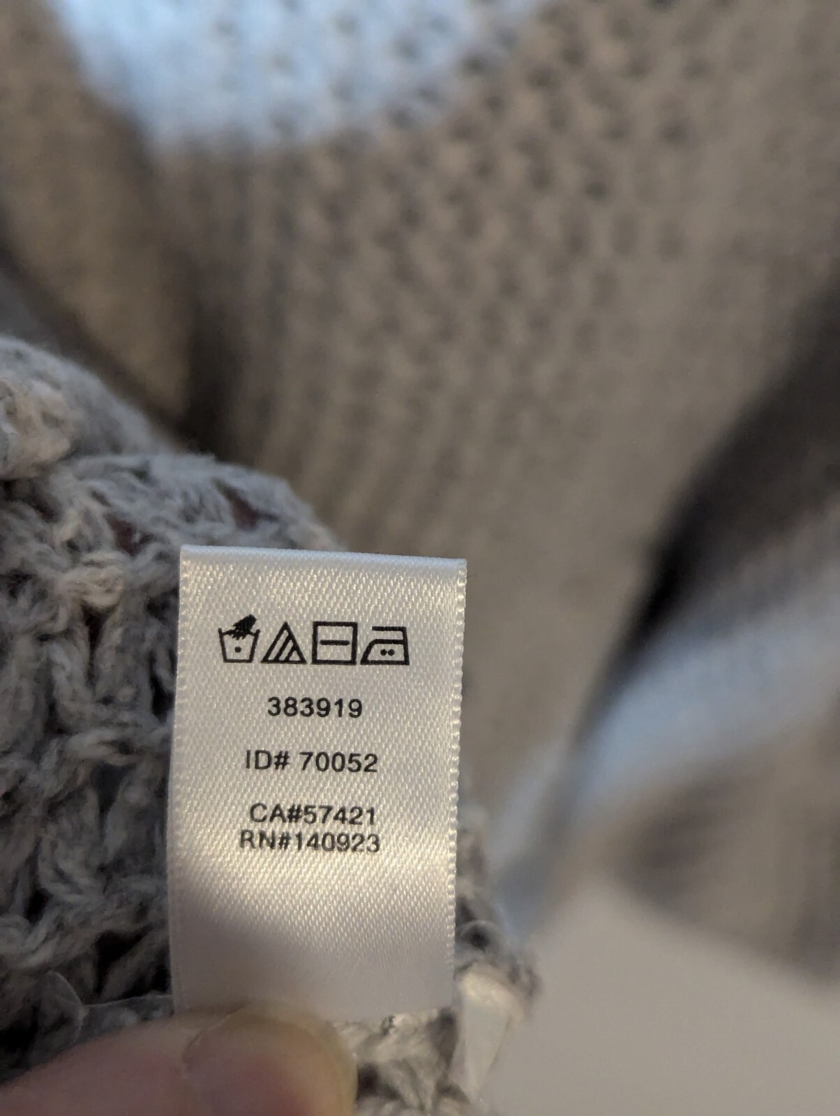 LOFT Open Knit Macrame Mesh Sweater Pullover Women's M Gray Fall ...