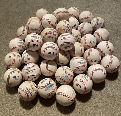 8 Rawlings Official Major League Baseballs Game/BP Used 8 Ball Lot | eBay