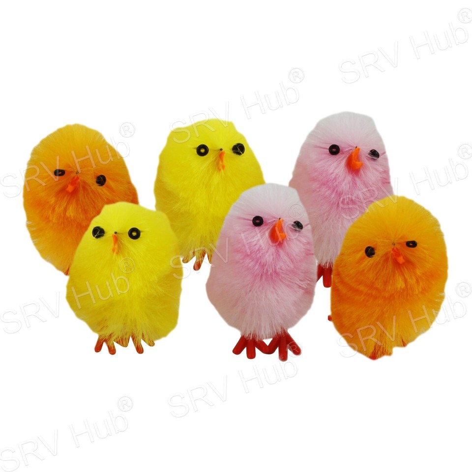 Multi Colored Chenille Chicks Goggles Chicks Light UP Chicks Easter ...