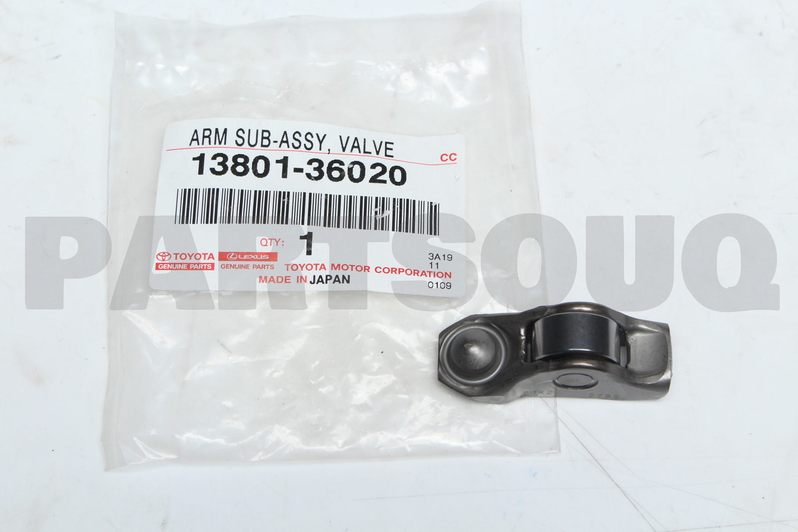 1380136020 Genuine Toyota ARM SUB-ASSY, VALVE ROCKER, NO.1 13801-36020 ...