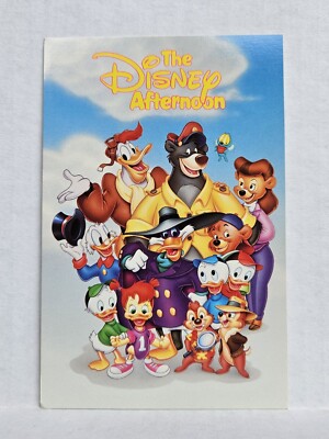 Vintage Postcard The Disney Afternoon Talespin Duck Tales Baloo TV Show ...