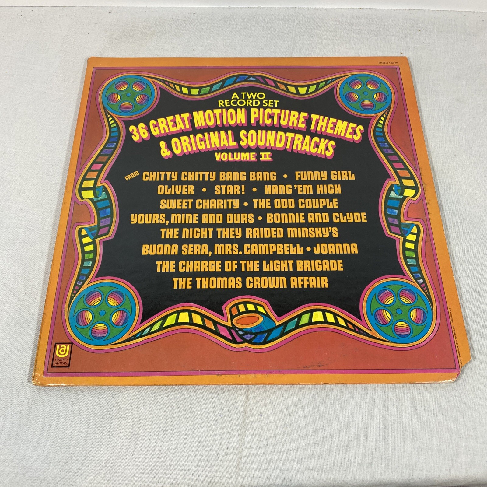 36 Great Motion Picture Themes & Original Soundtracks - 2 Vinyl Records ...