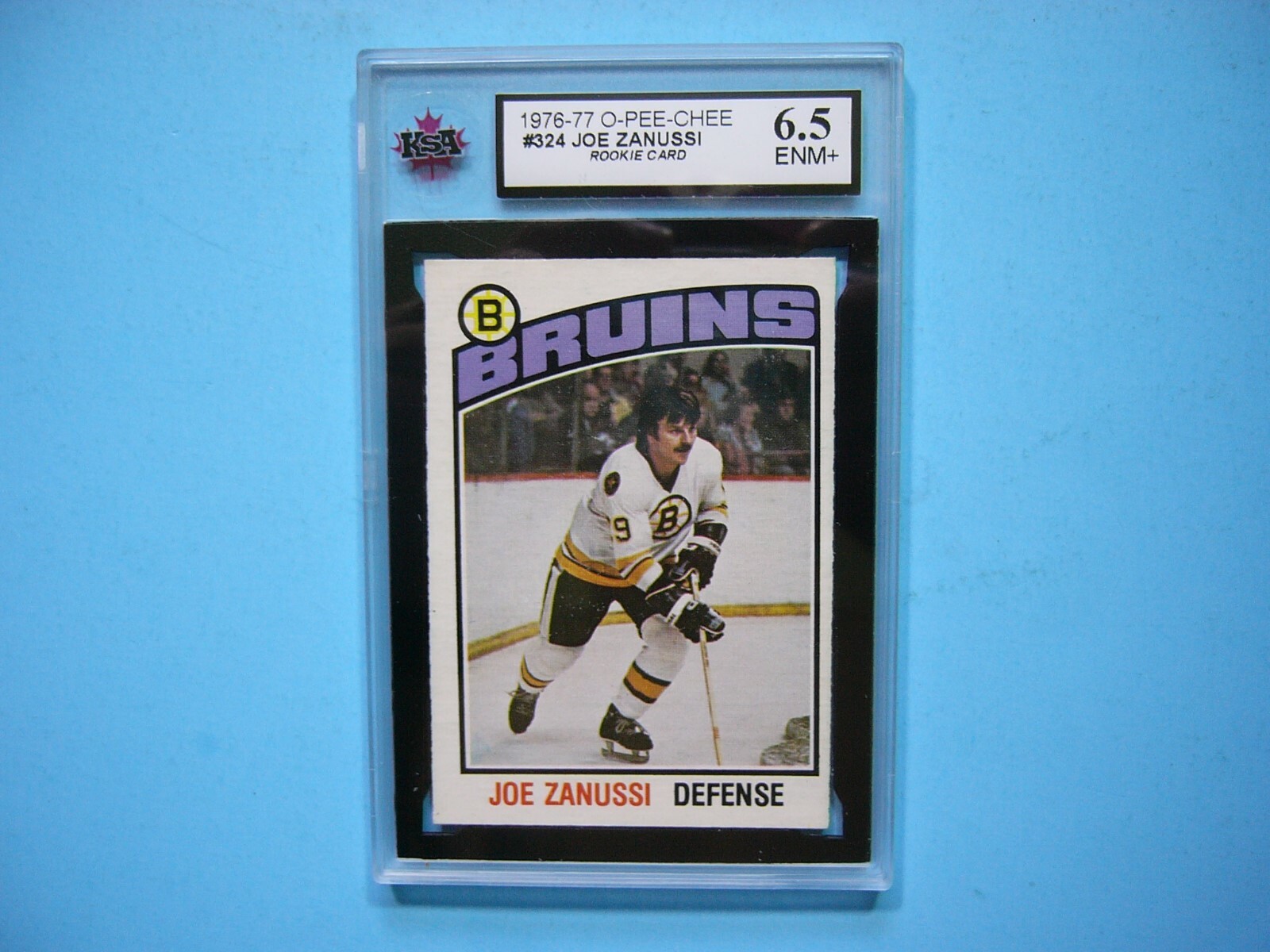 1976/77 O-PEE-CHEE NHL HOCKEY CARD #324 JOE ZANUSSI ROOKIE KSA 6.5 EX ...