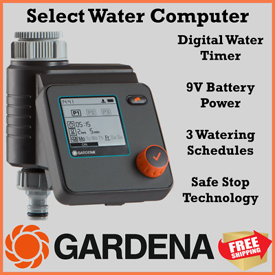 Gardena Select Electronic Tap Timer Water Computer 1891-20 Made in ...