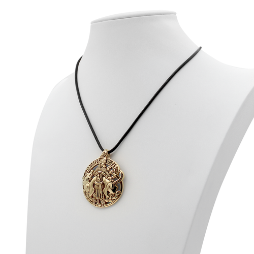 Bronze Tyr Pendant by Dryad Design - Asatru Norse Viking Runes Pagan ...