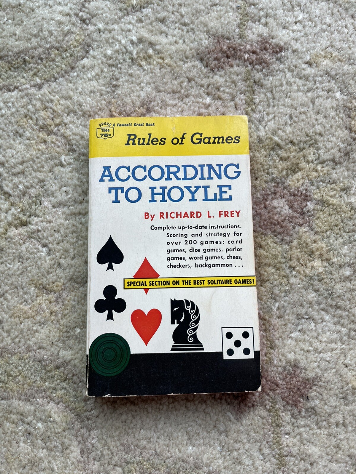 According to Hoyle by Richard L. Frey (1963, Paperback) Rules of Games ...