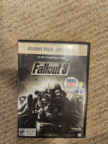 Fallout 3 2008 Preorder Promo Soundtrack CD RARE | eBay