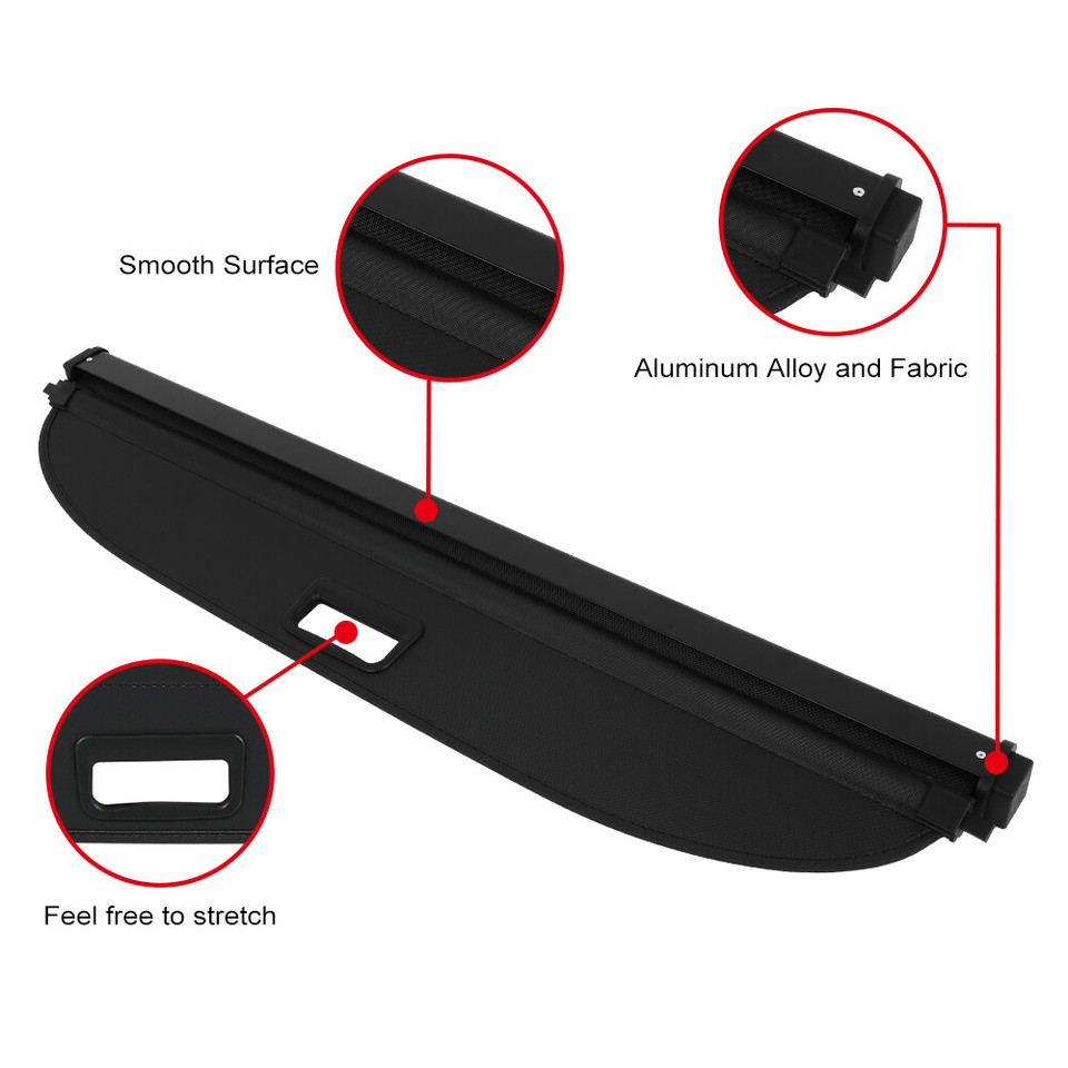 For 2019 2020 21-24 Cadillac XT4 Rear Cargo Cover Retractable Trunk ...