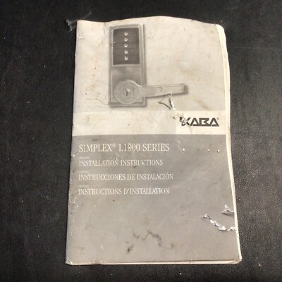 Locks - Simplex 1000 Series