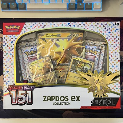 Zapdos Ex Collection Box - Pokemon TCG Scarlet & Violet 151 Sealed | eBay