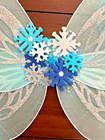 Snow Fairy Costume Set w/Wings, Wand, Tiara, Party Decor, Halloween | eBay