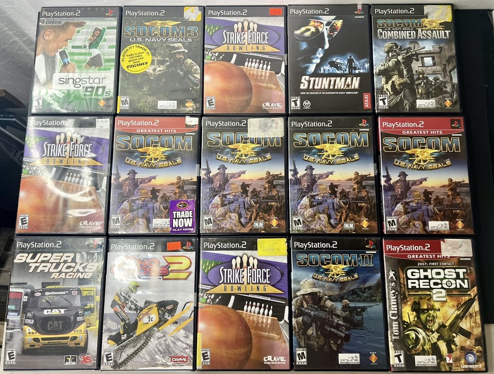 Sony Playstation 2 Video Game Lot | 15 Games Total | Ps2 (LOT #1) | eBay