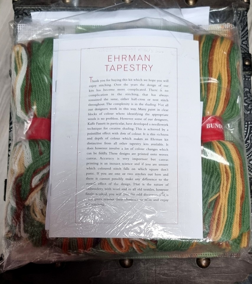 EHRMAN Tapestry Needlepoint Kit "THE FOX" by Elian McCready New | eBay UK