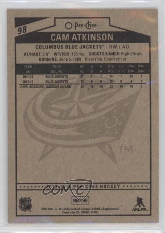2013-14 O-Pee-Chee Cam Atkinson #98 | eBay