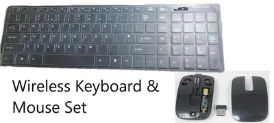 Wireless Thin Keyboard & Mouse Set for HTC Desire 510 Mobile Smart ...