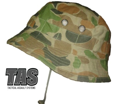 AUSCAM CAMOUFLAGE PATTERN GIGGLE / BUSH HAT - Size S to XL | eBay