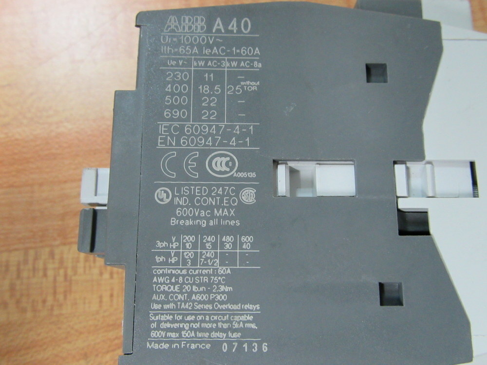 ABB A40-30-10-R84 Contactor A40-30-10-84 | eBay