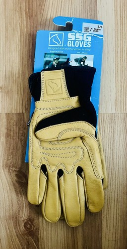 SSG Ride N' Ranch Riding Gloves Black Size S/8 NWT ~ Style 0600 | eBay