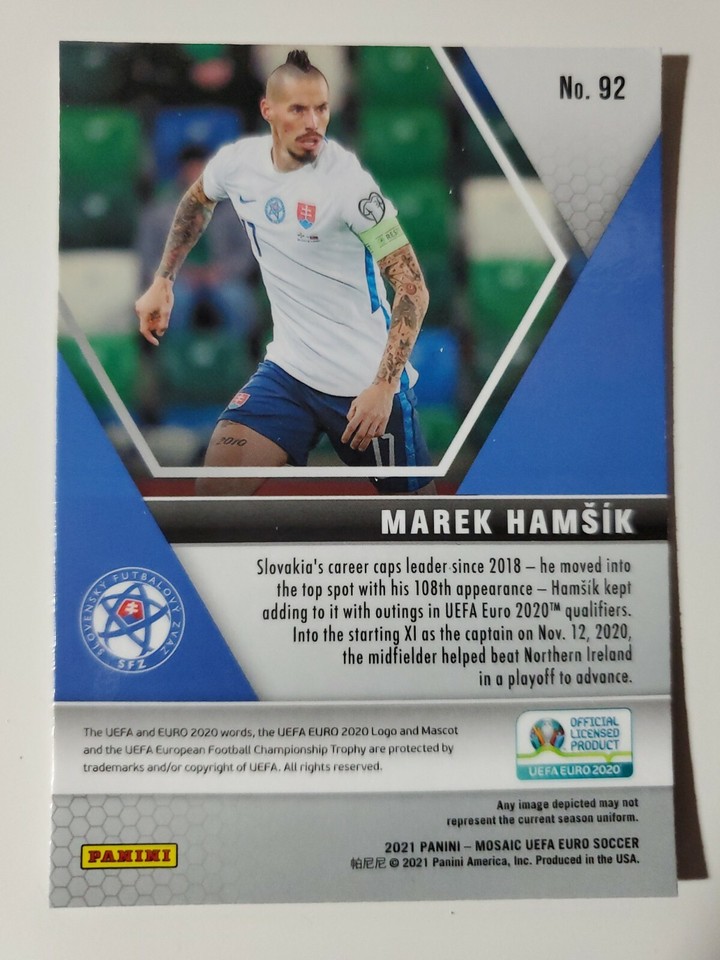 2020- 21 Mosaic Euro Marek Hamsik card #92 | eBay