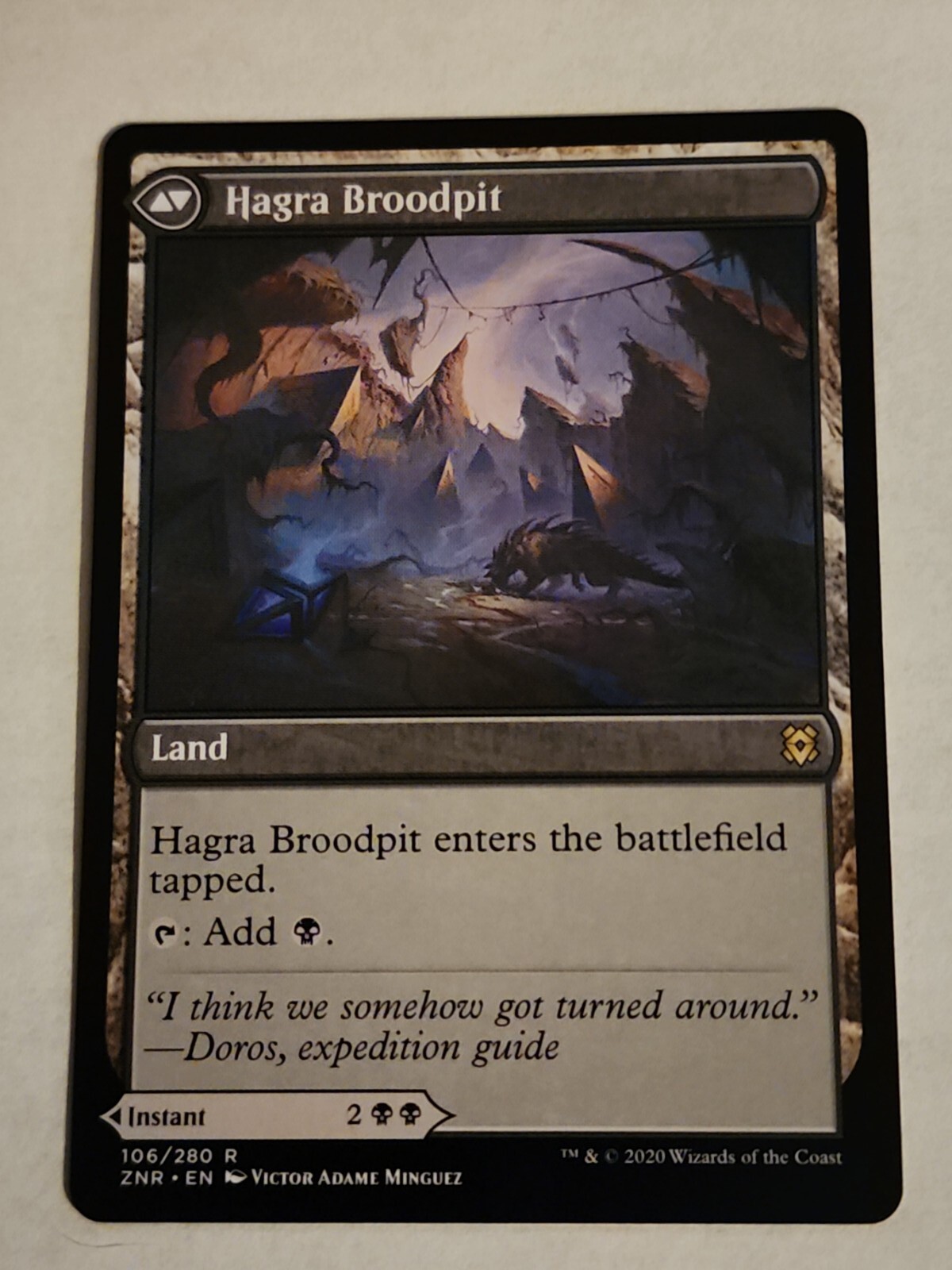 MTG Hagra Mauling // Hagra Broodpit Zendikar Rising 106/280 Regular ...