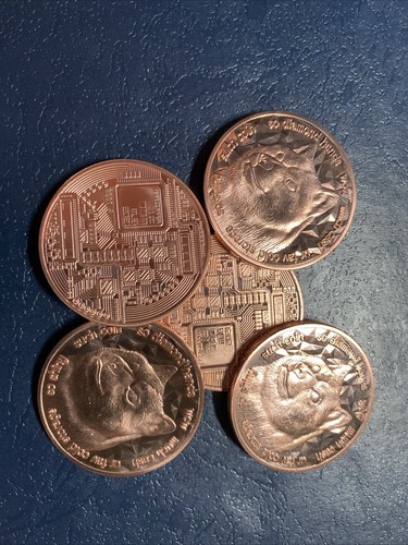 Lot Of 5 Copper Rounds MJB 2021 1oz .999 Fine Copper | eBay