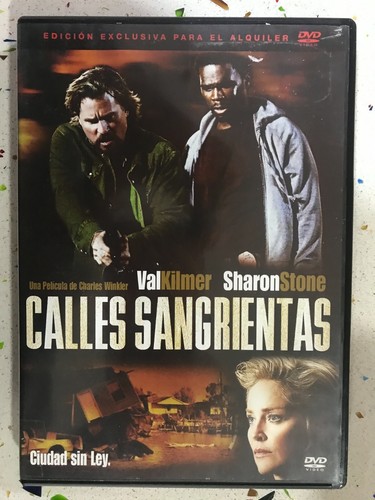 CALLES SANGRIENTAS DVD SHARON STONE VAL KILMER ESPAGNOL ANGLAIS | eBay