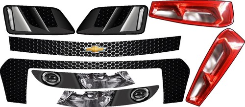 MD3 Camaro Headlight Decal Kit late model stock super street Nose ...
