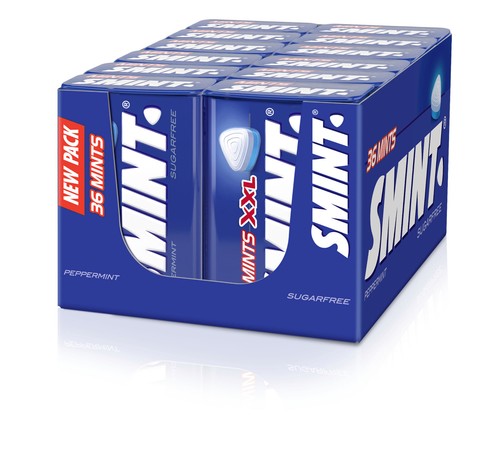 *NEW*SMINT XXL Peppermint 36 Sugar Free Mints Per Tin-12 Packs-Sent 1st ...