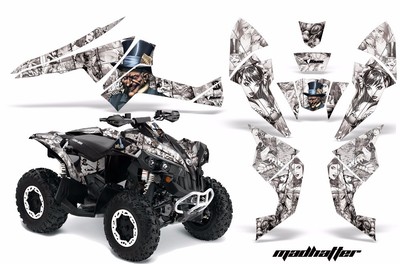 ATV Decal Graphics Kit Quad For Can-Am Renegade 500 X/R 800X/R 1000 MAD ...