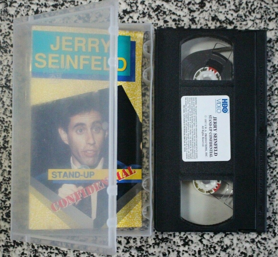 Jerry Seinfeld Stand-Up Confidential VHS 1987 RARE OOP HTF Comedy | eBay