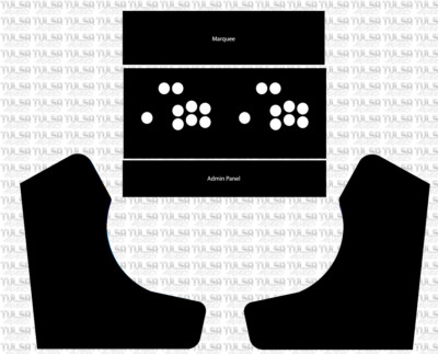 Bartop Arcade Artwork / Weecade Design Your Own Graphic Kit | eBay