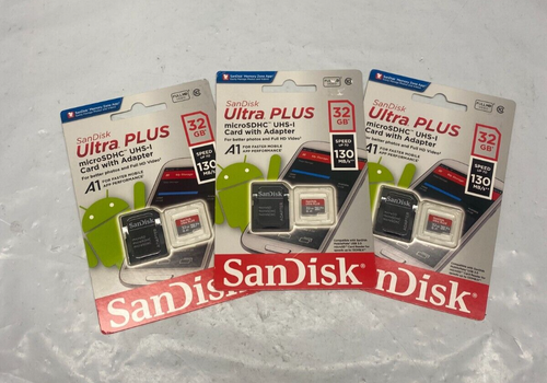 SanDisk Ultra Plus microSDHC Uhs-i Card With Adapter 32gb for sale ...