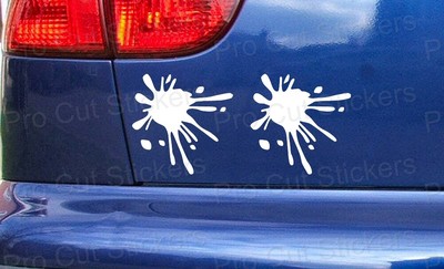Paint Splat Small - Large Custom Car Wall Art Vinyl Die Cut Stickers ...