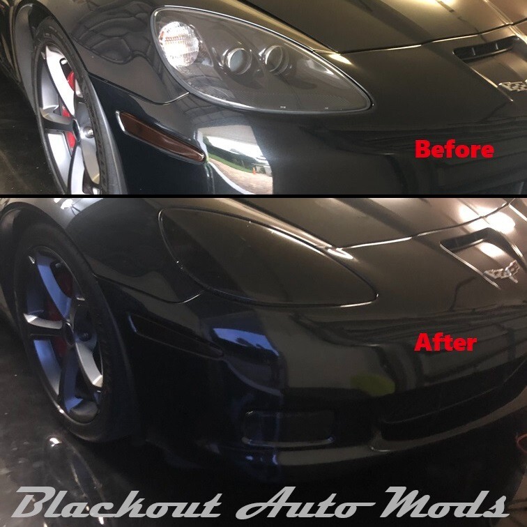 Amazoncom Aggressive Overlays C6hlfog C6 Corvette Smoked Head Brand