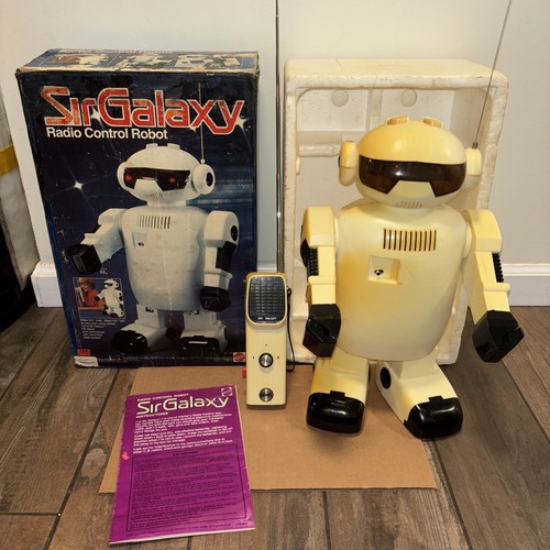 Vintage Mattel 1979 Sir Galaxy RC Radio Control Robot w/ Box ...