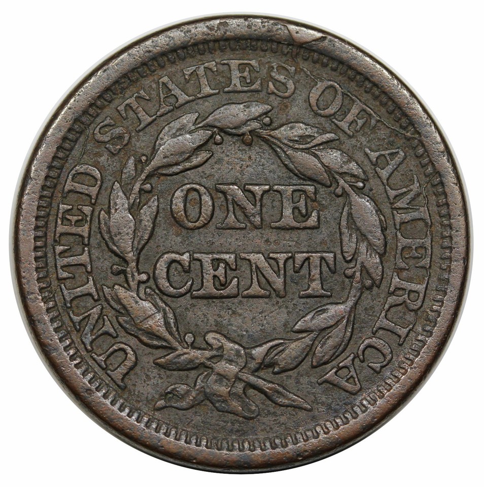 1847 Braided Hair Large Cent, rare N-23, R5, very rare TDS (e) | eBay
