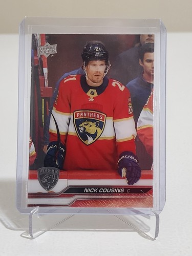 Nick Cousins CLEAR CUT Florida Panthers #560 2023-24 UD Extended Series ...