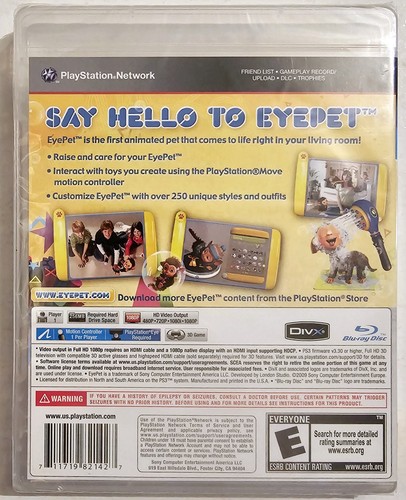 EYEPET PLAYSTATION 3 PS3 MOVE BRAND NEW FACTORY SEALED FAST SHIPPING ...